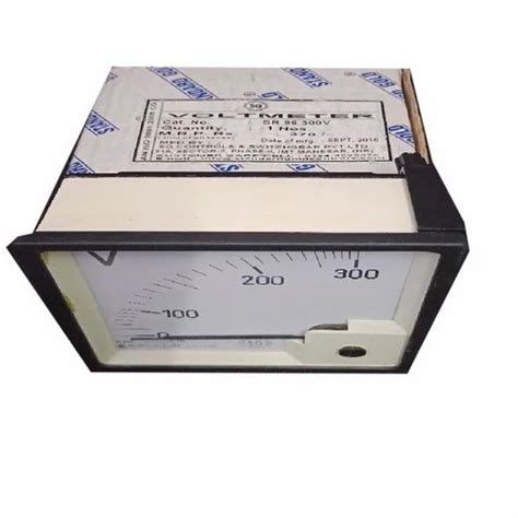 1 Phase Analog Industrial Digital Voltmeter Electric Voltage 300v At Rs 130piece In Mumbai