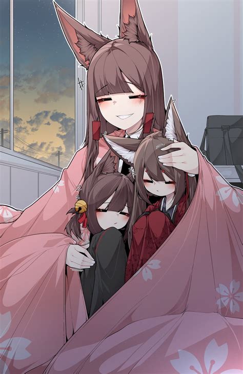 Akagi Amagi Chan And Akagi Chan Azur Lane Drawn By Samip Danbooru