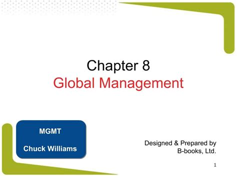PPT Chapter 8 Global Management PowerPoint Presentation Free Download ID 548083