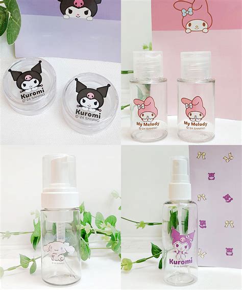 정품 산리오 여행용 화장품 소분 용기 휴대용 공병 에이블리