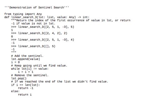 Solved Def Linearsearch31st Value List Object