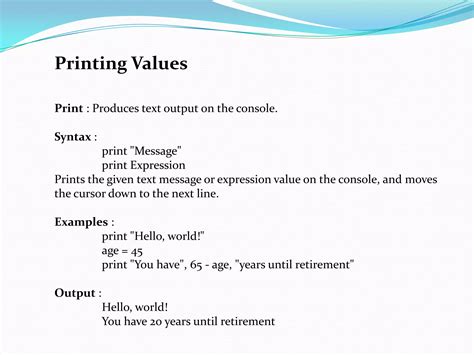 Python Basic Pptx Programming Languages Computing