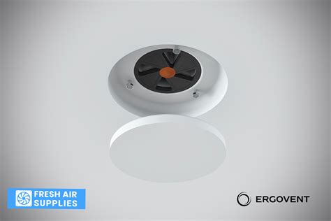 Ergovent Rondo Invisible Ceiling Air Valve Diffuser 150mm Fresh Air