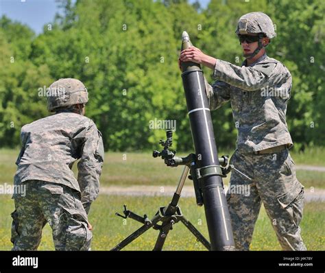 Army National Guard Soldiers Enrolled In The 11c Indirect Fire Infantryman Course And 11b