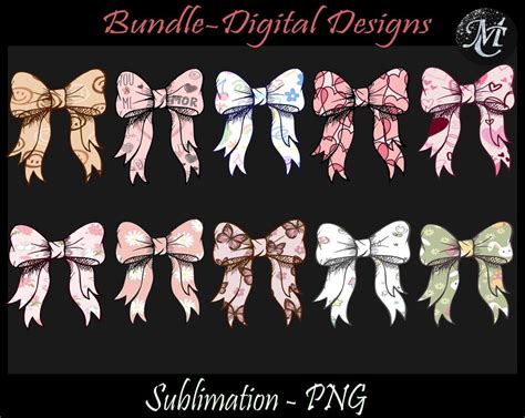 Bundle Ribbon Png Ribbon Png Ribbon Sublimation Sublimation Template