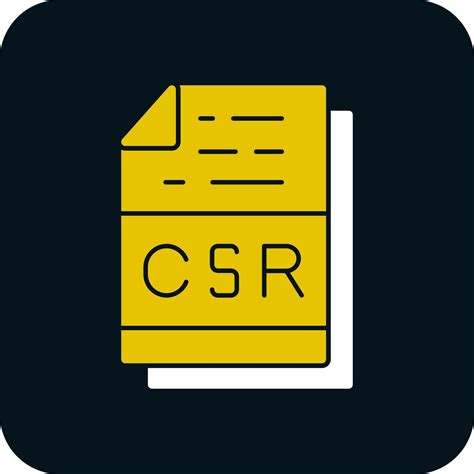 CSR File Format Vector Icon Design 29158135 Vector Art At Vecteezy