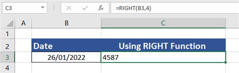 excel right function how to use