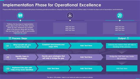 Operations Playbook Implementation Phase For Operational Excellence Presentation Graphics