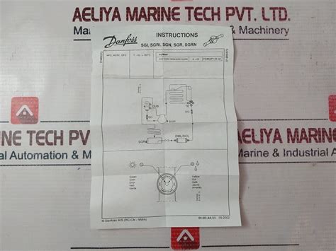Danfoss Sgn10s Sight Glass Moisture Indicator 80°c Aeliya Marine Tech