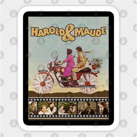 Harold And Maude Retro Poster Harold And Maude Sticker Teepublic