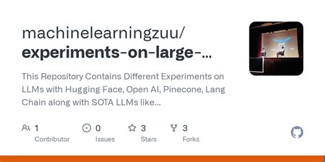 Github Machinelearningzuuexperiments On Large Language Models This Repository Contains