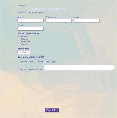 GitHub SL Dev Formulario Formulário simples utilizando apenas html e estilizado css