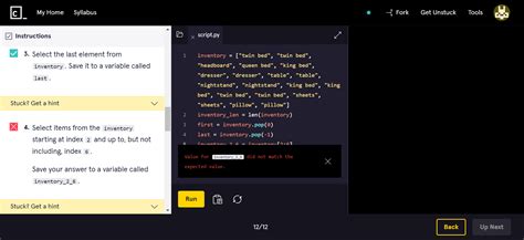 Help Python 3 Working With Lists Section Final Exercise Not Working
