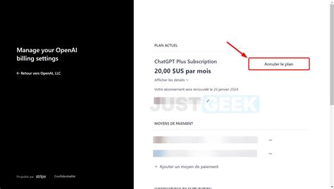 Comment annuler son abonnement à ChatGPT