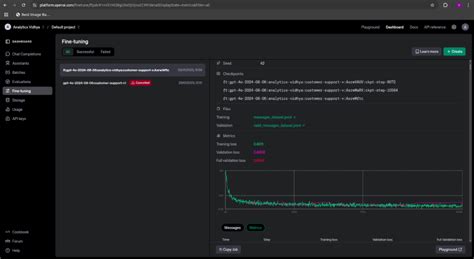 Fine Tuning A Model On Openai Platform For Customer Support