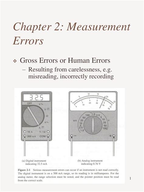 Ppt Chapter 2 Measurement Errors Powerpoint Presentation Free Download Id712742