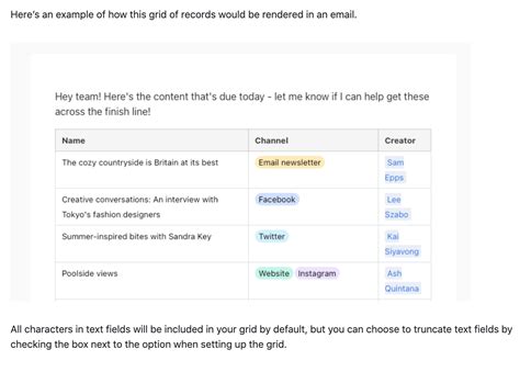 Email Automation Grid Grid Lines Not Displaying Airtable Community
