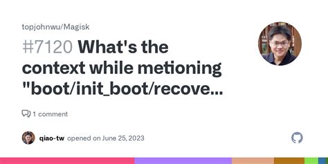 What S The Context While Metioning Boot Init Boot Recovery I Can T