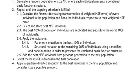General Framework Of The Combined Basis Function Evolutionary Download Scientific Diagram