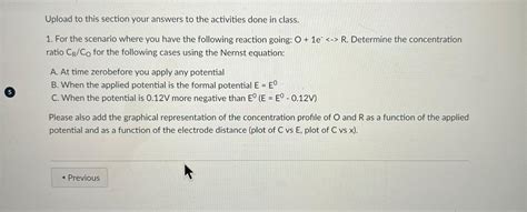 Solved Upload To This Section Your Answers To The Activities Chegg Com