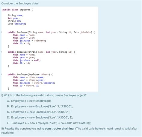 solved consider the employee class public class employee {