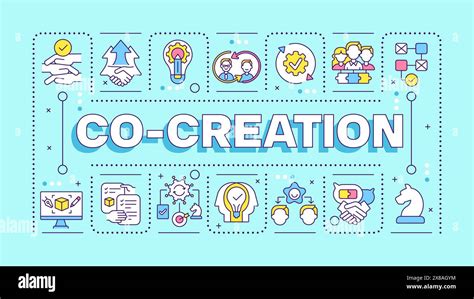 Co Creation Blue Word Concept Stock Vector Image And Art Alamy