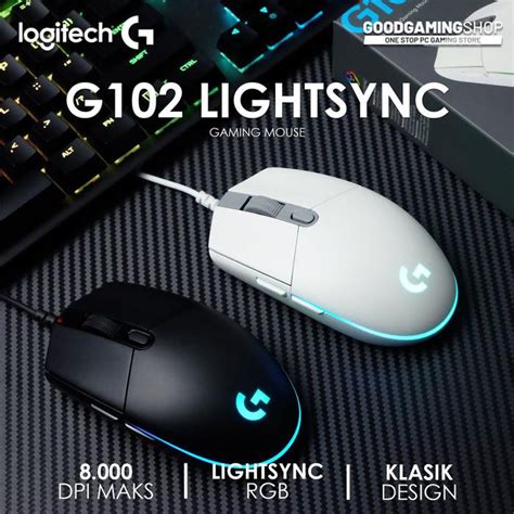 Jual Logitech G102 V2 Lightsync Gaming Mouse Best Seller Shopee Indonesia