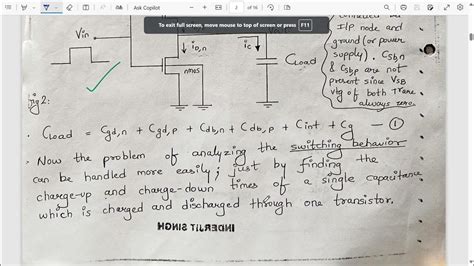 Bvlsi Lec 50 Live 2024 Cmos Inverter Propagation Delay Estimation Design Of Cmos Inverter