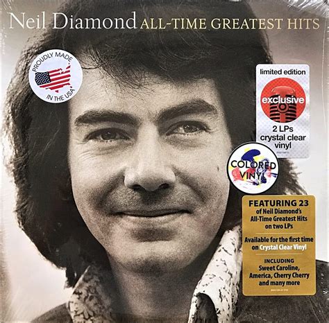 Neil Diamond All Time Greatest Hits 2 Lp Records Vinyl Neil Diamond