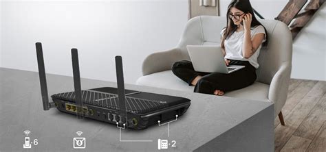 Tp Link Archer Vr2100 Ac2100 Wi Fi And Beamforming For A 54 Off