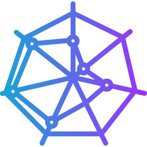 Radar Chart Generic Gradient Outline Icon