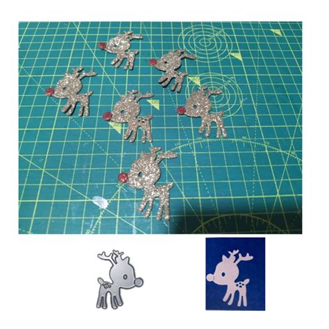 Love แม่แบบโลหะตัดกระดาษ ลายคริสต์มาส กวาง สําหรับตกแต่งสมุดภาพ การ์ด อัลบั้มรูป Diy Loveit2