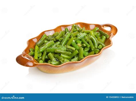 String Beans With Garlic Stock Image Image Of Dish Clipping 15420893