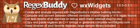 Wxregex Class—wxwidgets Regular Expressions