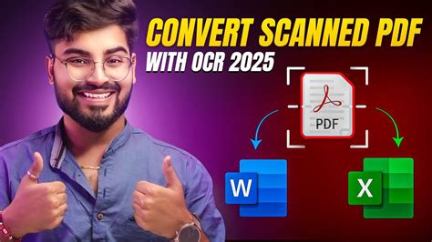 How To Convert Scanned PDF To Word And Excel With OCR 2025 True And