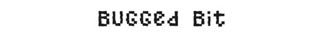 Bugged Bit Font Download Fonts4free