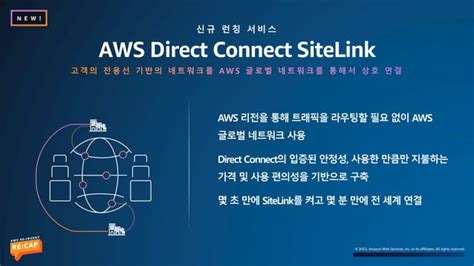네트워크 및 엣지 컴퓨팅 분야 신규 서비스 최우형 Aws 솔루션즈 아키텍트 Aws Reinvent Recap