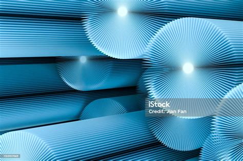 3d 렌더링 파란색 실린더 용지 그래픽 0명에 대한 스톡 사진 및 기타 이미지 0명 3차원 형태 개념 Istock