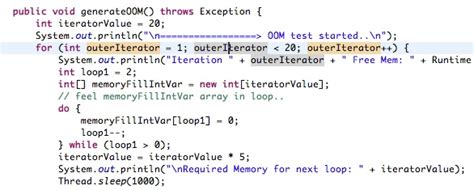 How To Generate Out Of Memory Oom In Java Programatically