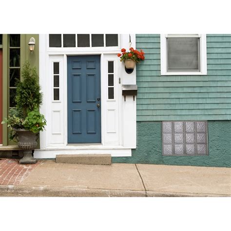 Redi2set Ice Glass Frameless Replacement Glass Block Window In The