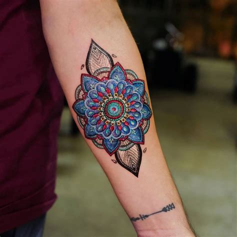 Colorful Mandala Tattoo