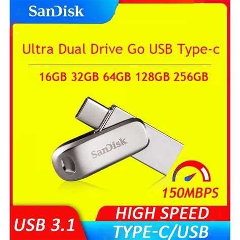 Jual Ultra Dual Drive Go Usb Type C Flashdisk Ultra Dual Drive Luxe Otg Usb Type C Up To