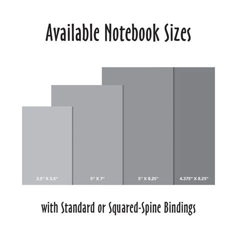 Red Notebooks Standard Spine Pages Choose From Lined Dot Grid Or Blank Page Style Option