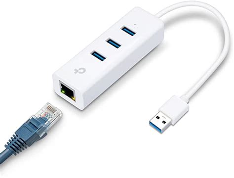 Amazon Com TP Link USB 3 0 To Ethernet Adapter UE330 Portable 3 Port USB Hub With 1 Gigabit