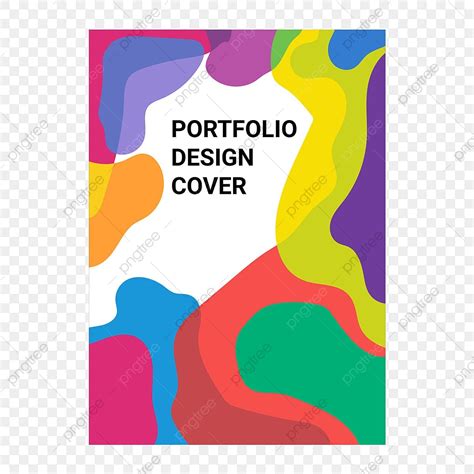 Portada De Portafolio Imprimible Plantilla De Diseño De Portada De