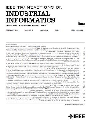Ieee Transactions On Industrial Informatics Industrial Electronics
