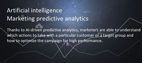 AI Marketing Predictive Analytics Definition Benefits Applications