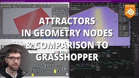 Attractors In Geometry Nodes Blender And Comparison To Rhino Grasshopper Youtube