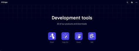 react native first project using expo snack zone of development