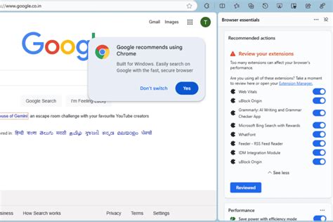 Microsoft Edges New Feature Warns If Extensions Drain Browser Performance Microsoft Edge Gets
